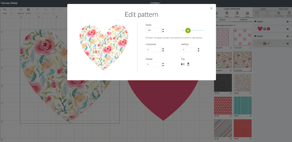 Using Pattern Fill In Design Space - Kayla Makes