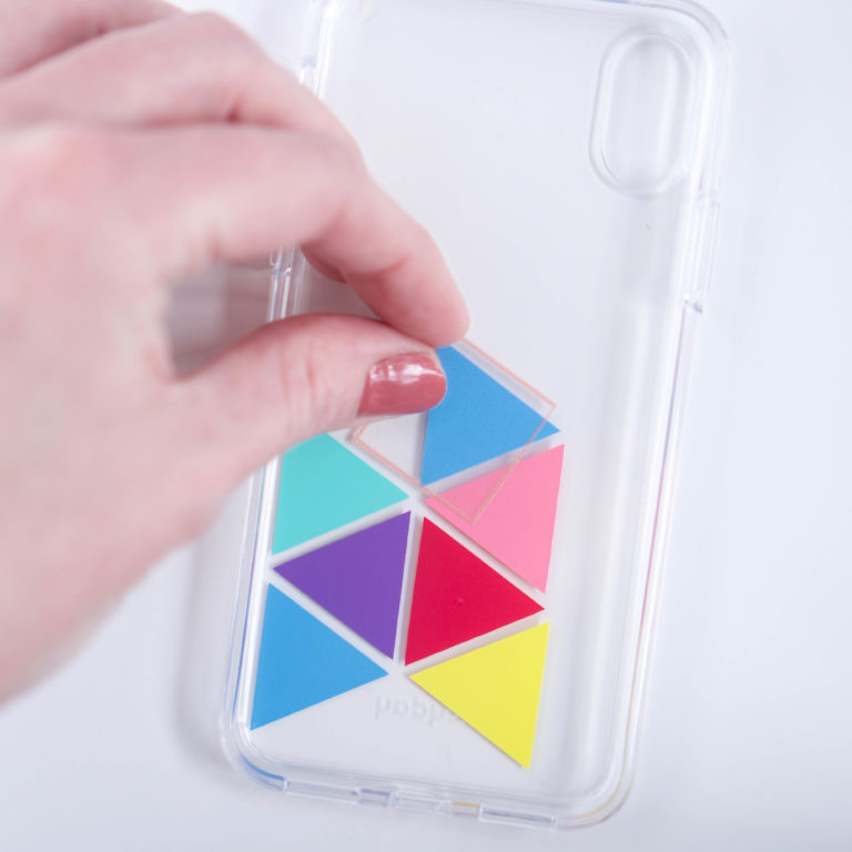 DIY Tutorial - How To Apply Adhesive Vinyl On A Plastic Phone Case ...
