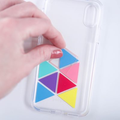 DIY Tutorial - How To Apply Adhesive Vinyl On A Plastic Phone Case ...