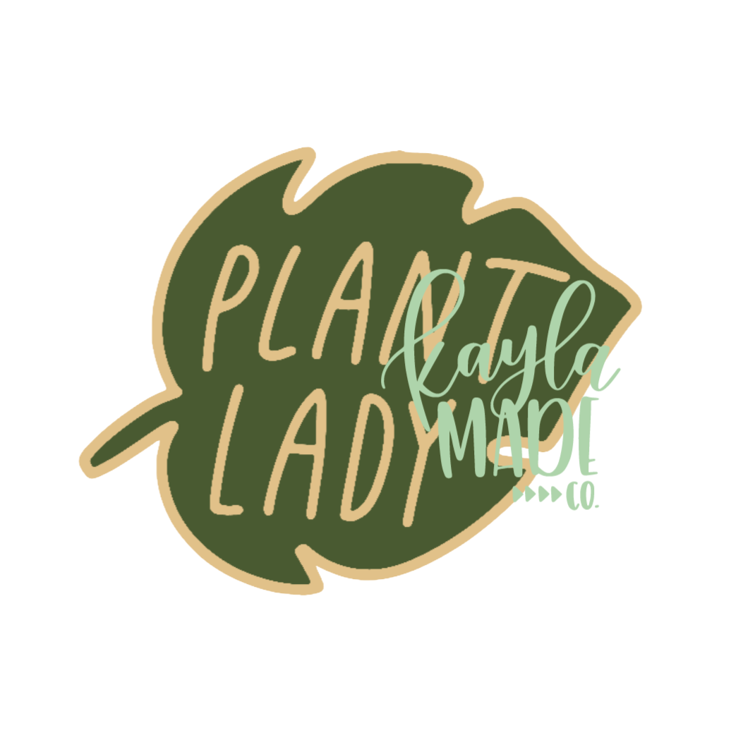 Plant Lady Sticker - Kayla Makes