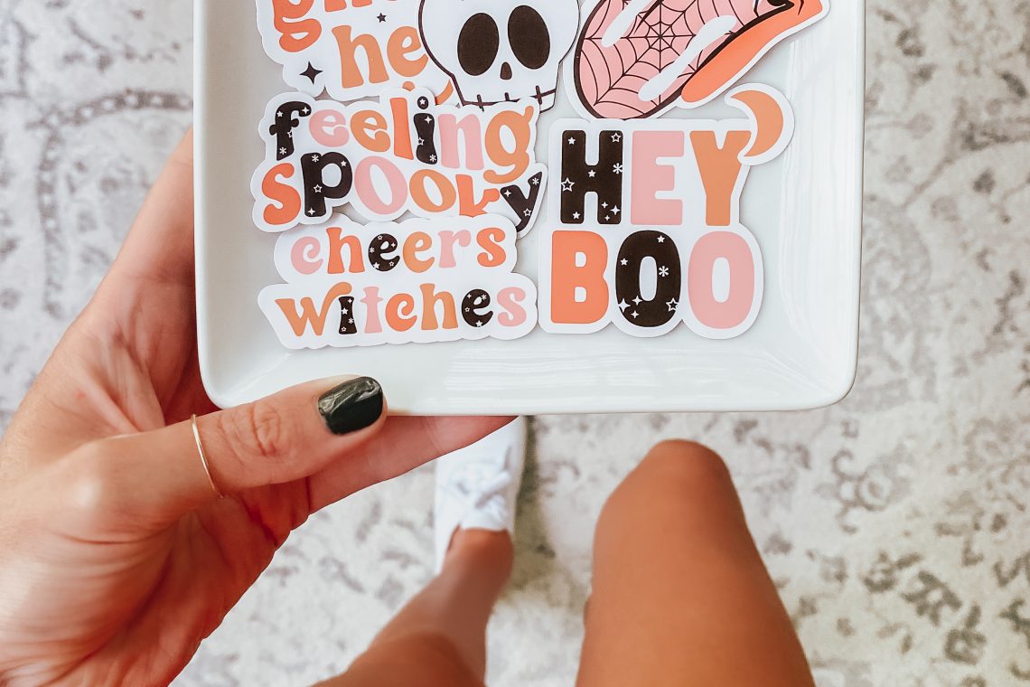 Spooky Sticker Sheets - Kayla Makes