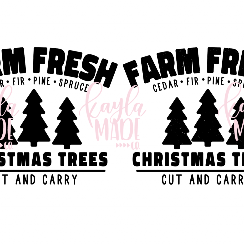 Tree Farm SVG - Kayla Makes