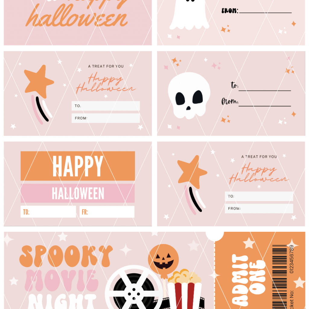 Printable Halloween Tag Set - Kayla Makes