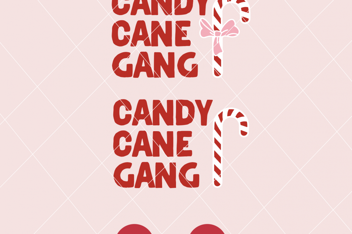 Candy Cane Gang SVG/PNG - Kayla Makes