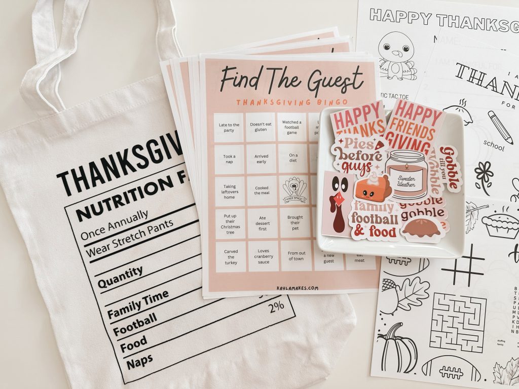 Printable Thanksgiving Bundle - Kayla Makes
