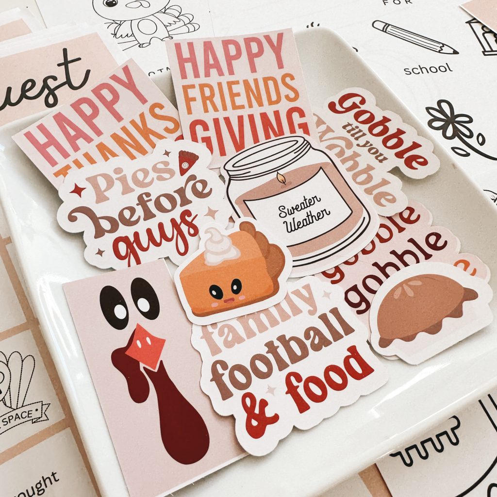 Printable Thanksgiving Bundle - Kayla Makes