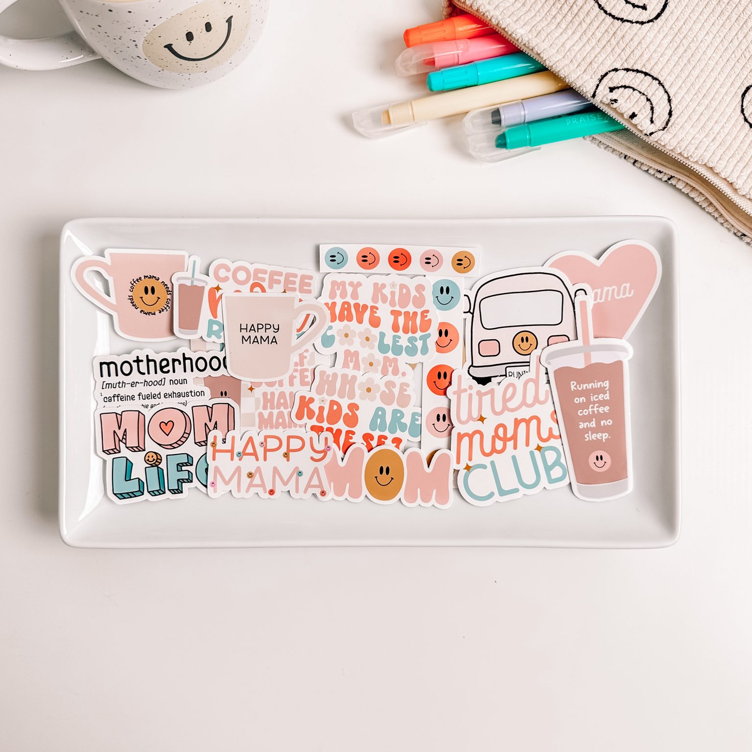 Mom Life Sticker Set - Kayla Makes