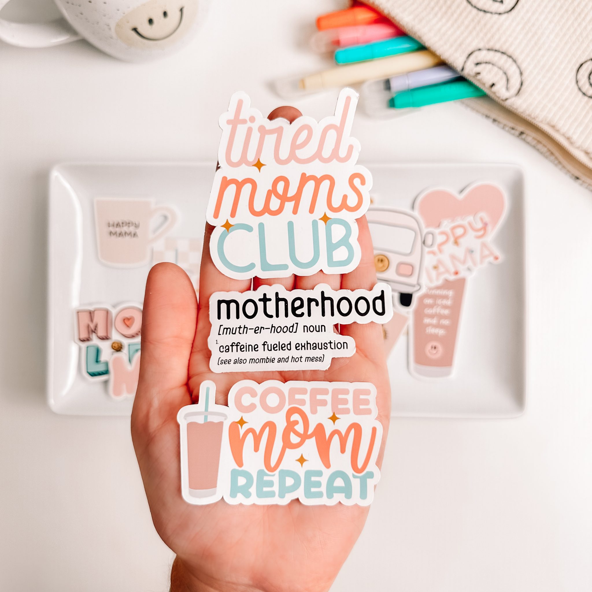 Mom Life Sticker Set Kayla Makes