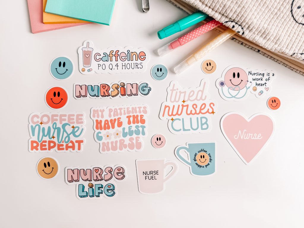 Nurse Sticker Set - Kayla Makes