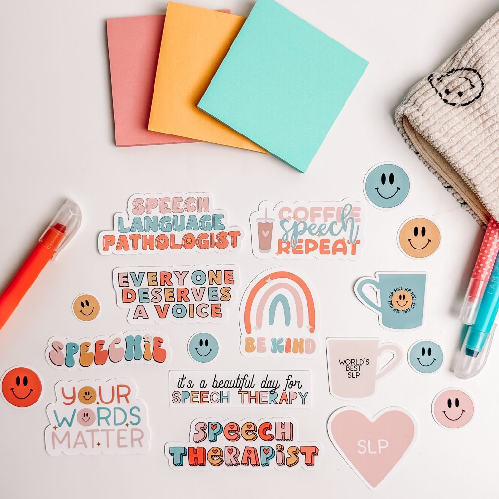 Speech Pathologist Sticker Set - Kayla Makes