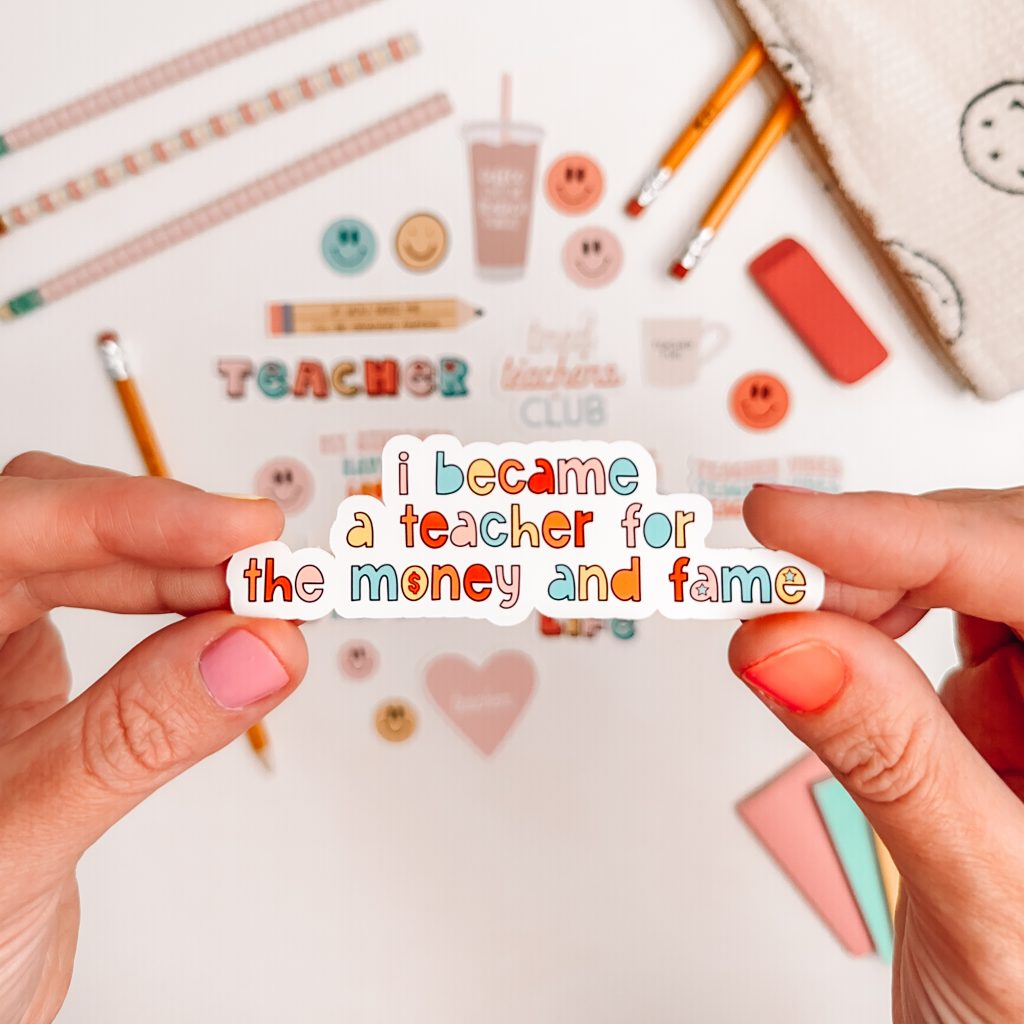 Teacher Sticker Pack 2023 - Kayla Makes