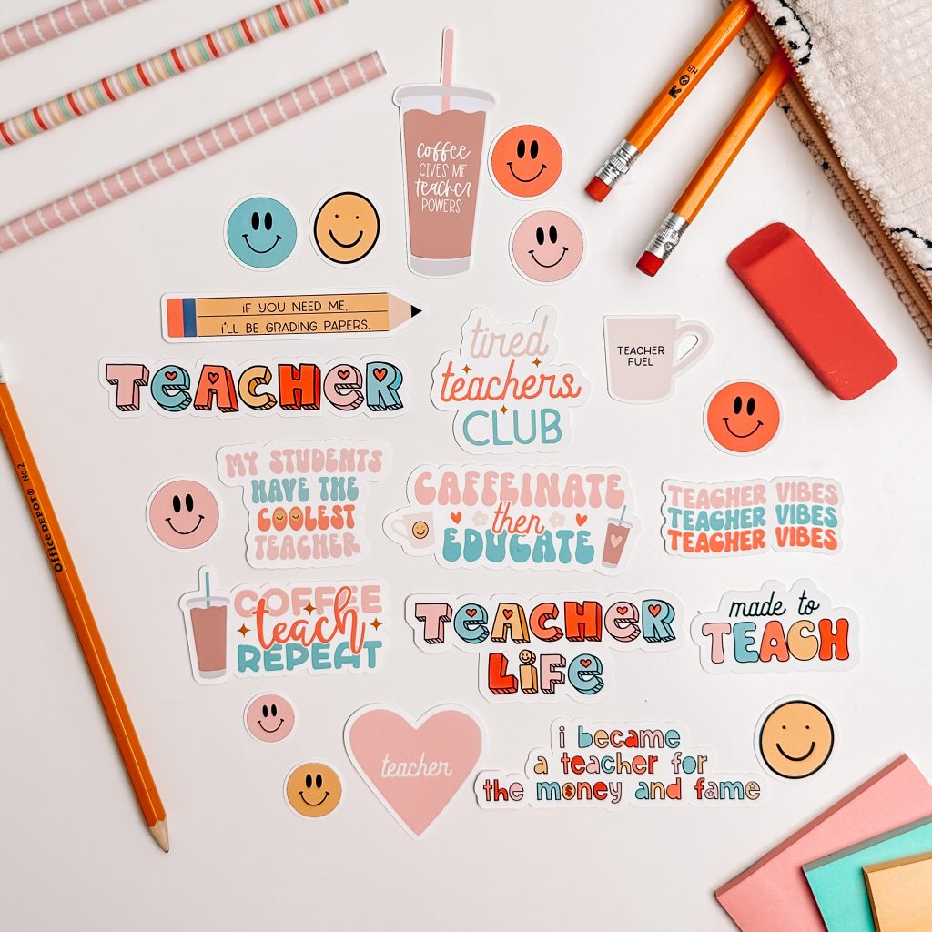 Teacher Sticker Pack 2023 - Kayla Makes