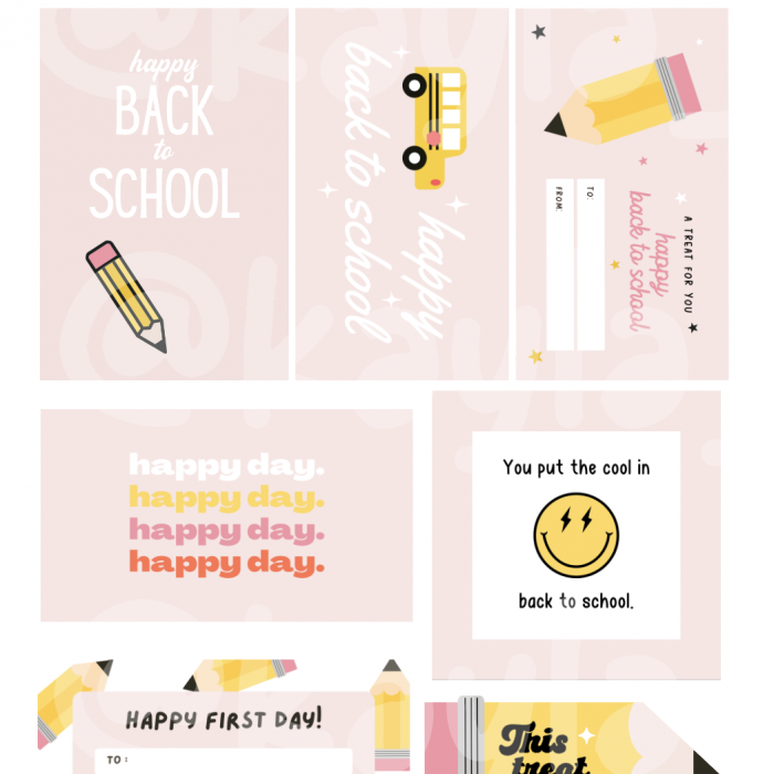 Back To School Tags and Flags Bundle - Kayla Makes