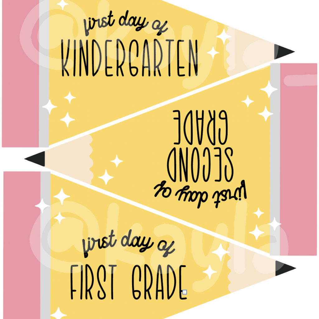 Back To School Tags and Flags Bundle - Kayla Makes