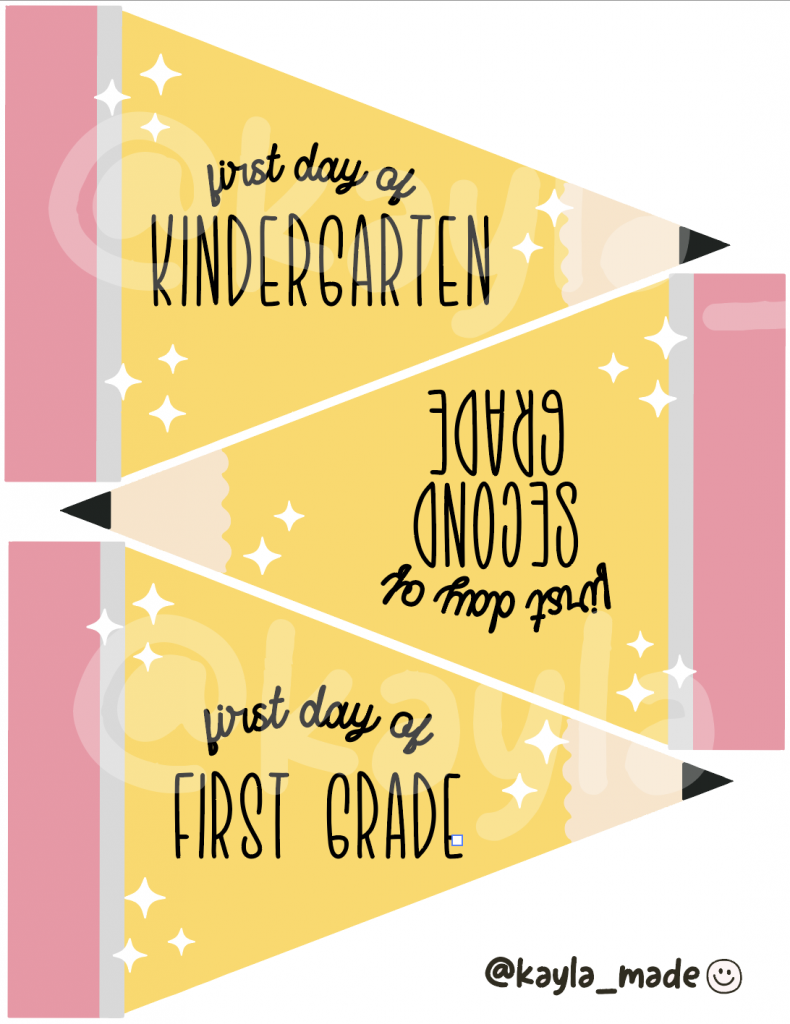 Back To School Tags and Flags Bundle - Kayla Makes