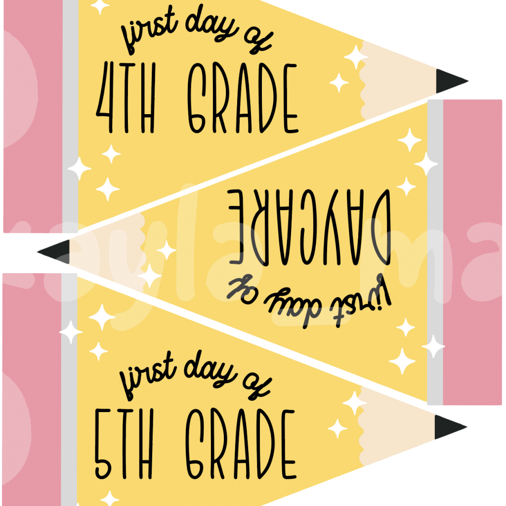 Back To School Tags and Flags Bundle - Kayla Makes