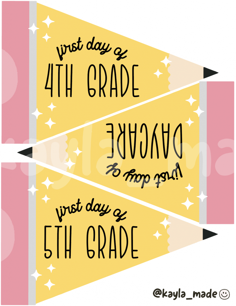 Back To School Tags and Flags Bundle - Kayla Makes