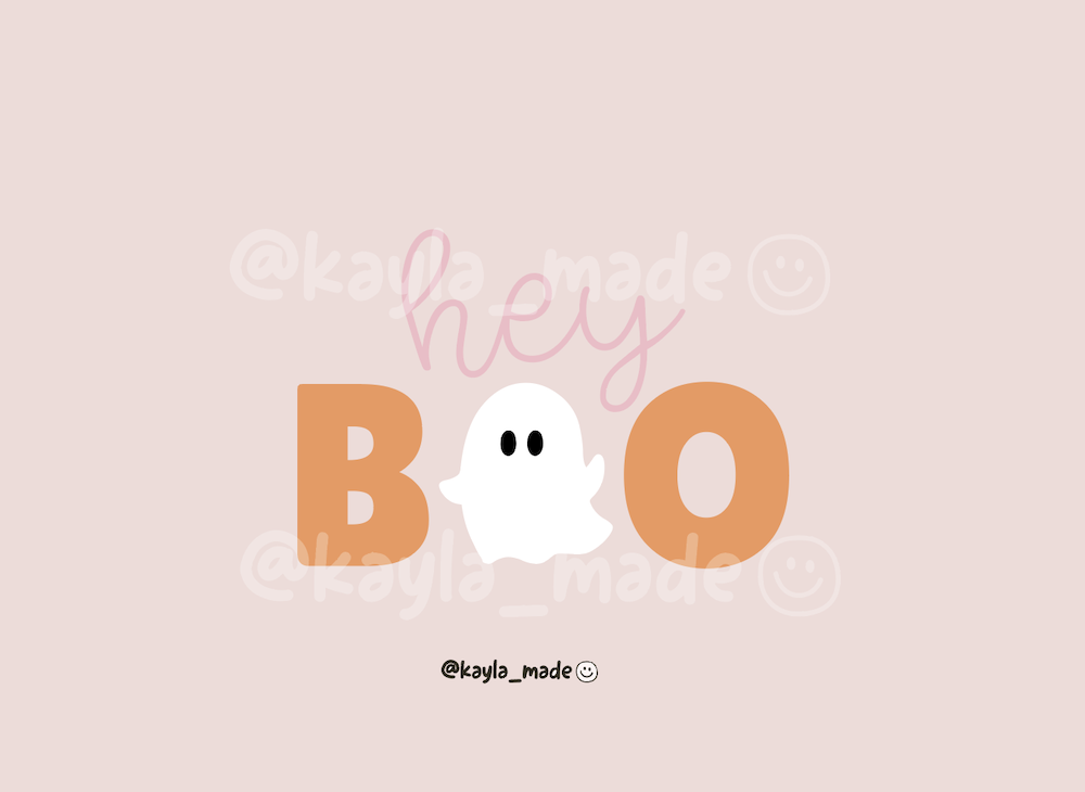 Hey Boo - Kayla Makes