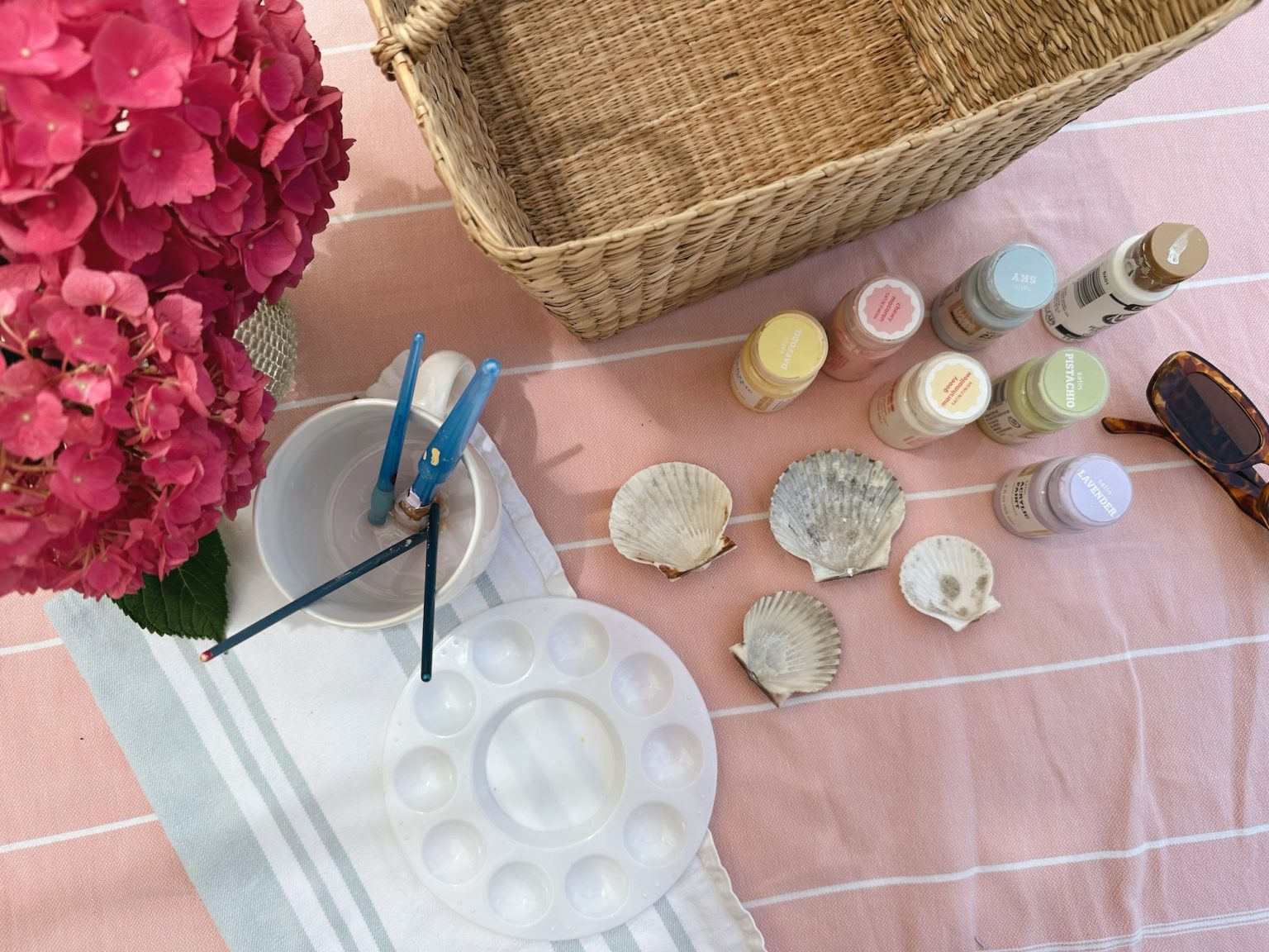 Summer DIY- Painted Seashell Trinket Dishes - Kayla Makes