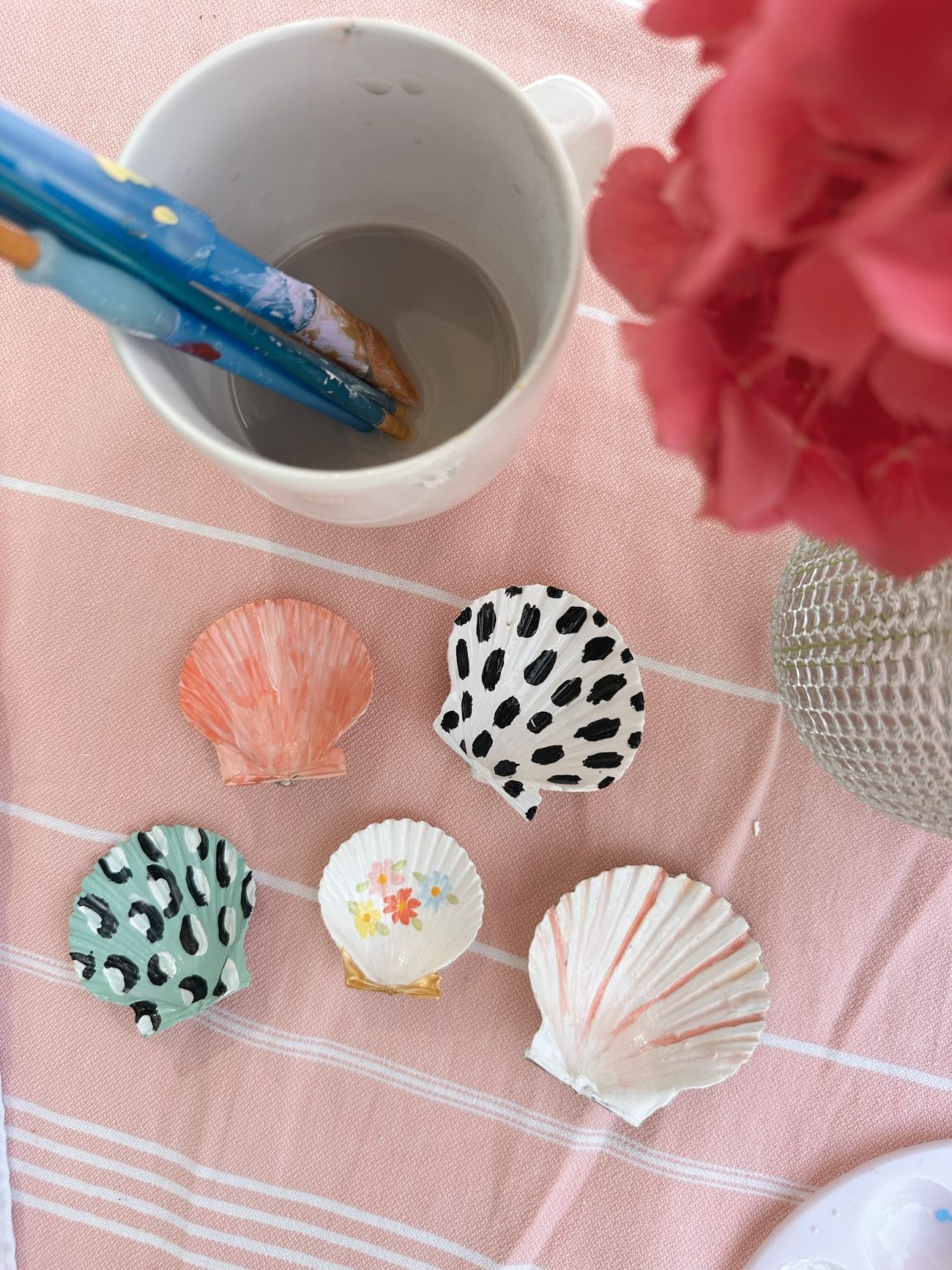 Summer DIY- Painted Seashell Trinket Dishes - Kayla Makes