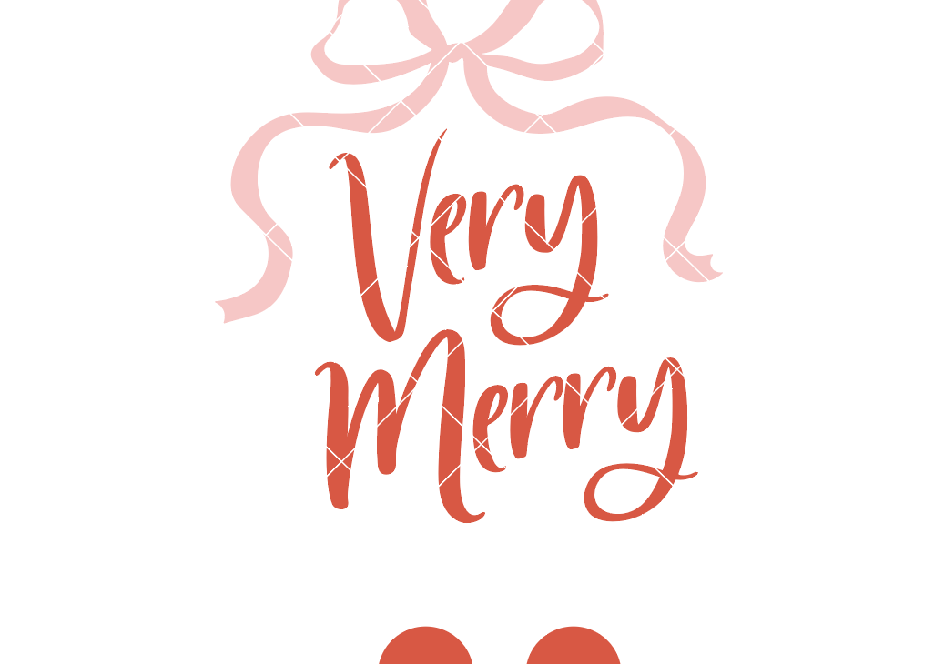 Very Merry SVG/PNG - Kayla Makes