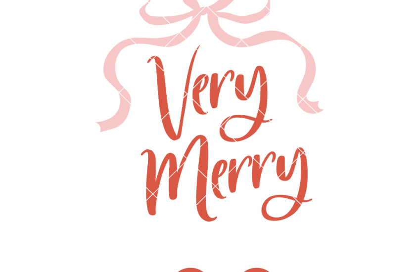 Very Merry SVG/PNG - Kayla Makes