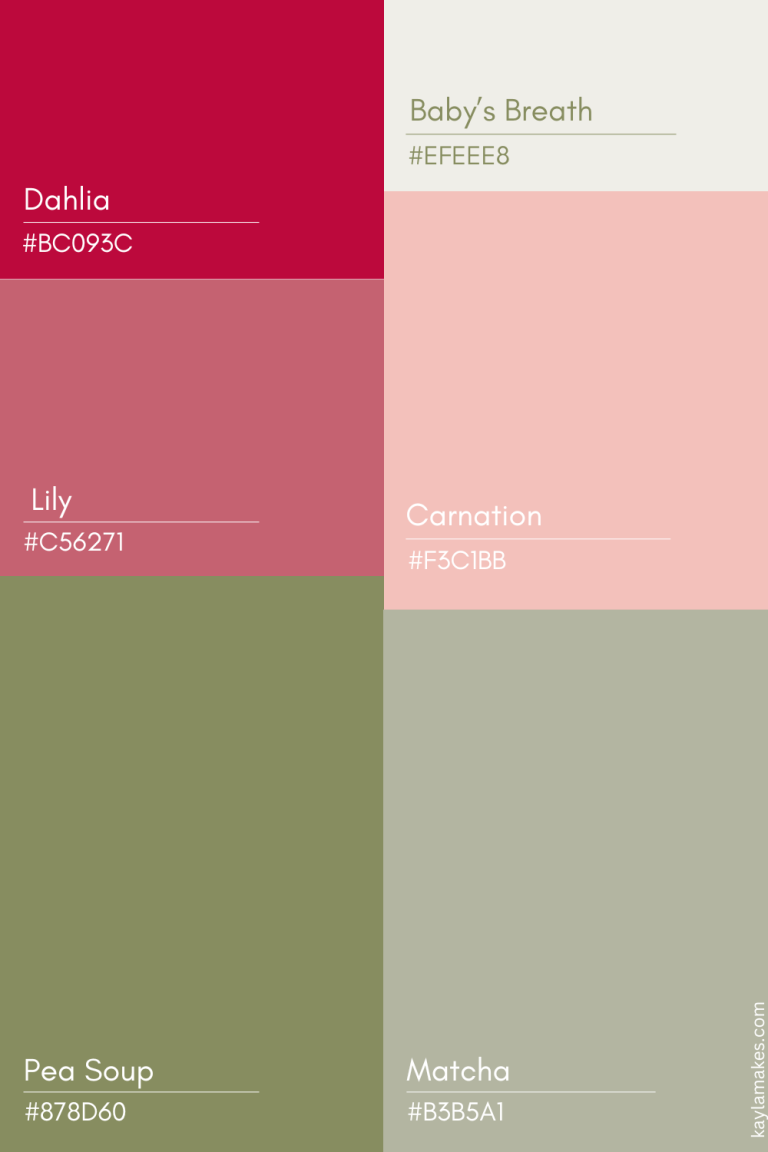 Media Monday- Color Palette Inspiration - Kayla Makes