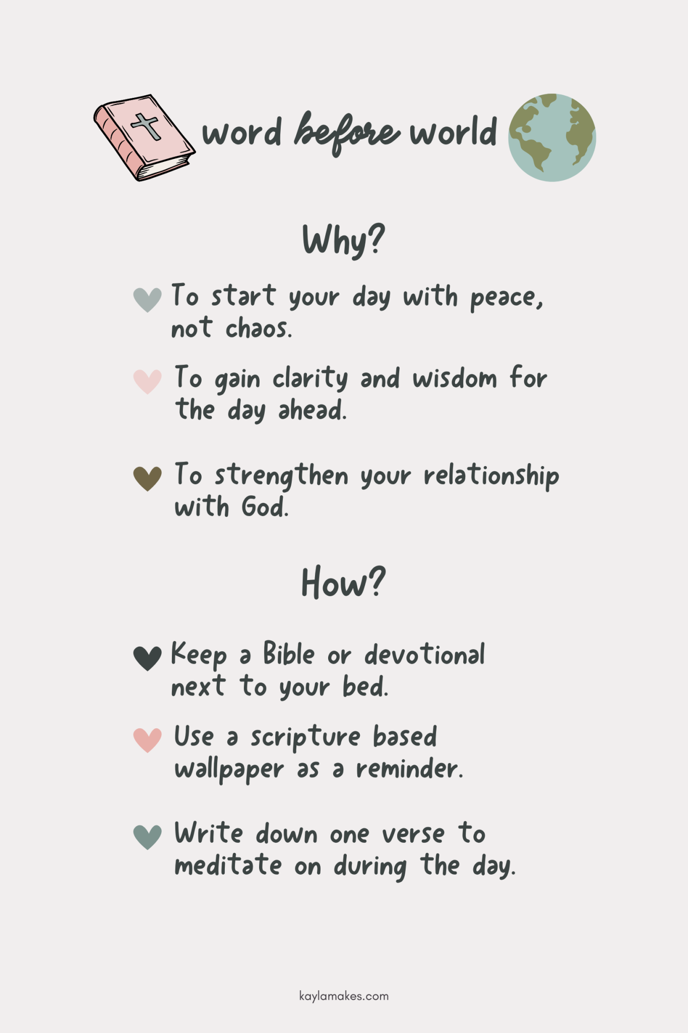 Word Before World- The What, Why and How - Kayla Makes