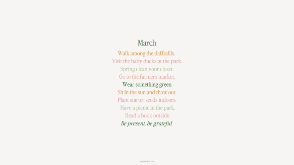 March Tech Backgrounds: Free Spring Inspired Wallpapers - Kayla Makes