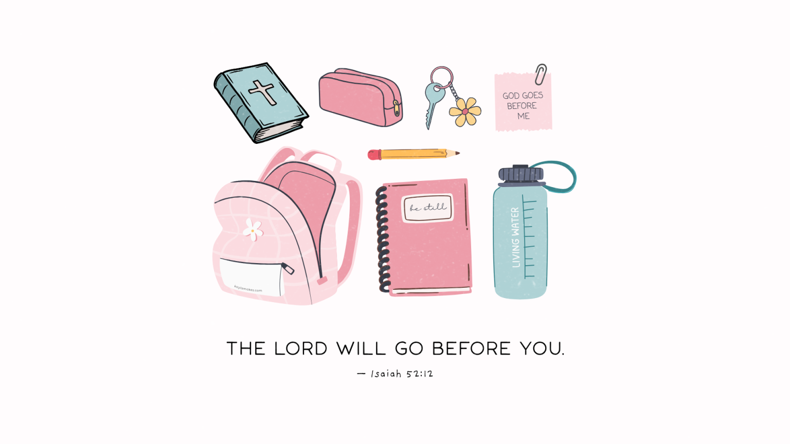 Free Faith-Based Wallpapers for August - Kayla Makes